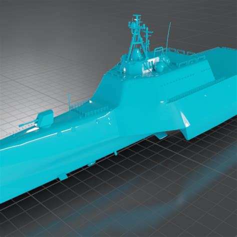 🚢 Littoral Combat Ship Lcs Class Ship Model・ Stl File For 3d Printing・cults