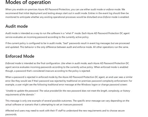 Enabling Password Protection In Blocking Mode With Exceptions