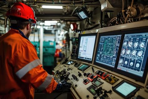 inside the oil rig control room a hub of activity and precision in