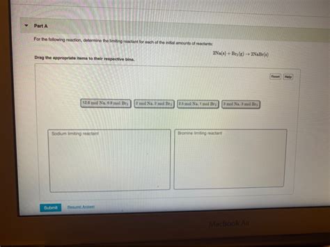 solved part a for the following reaction determine the