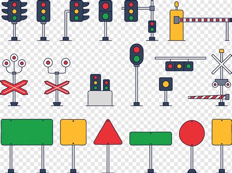 교통 만화 철도 및 도로 교통 Png Pngwing