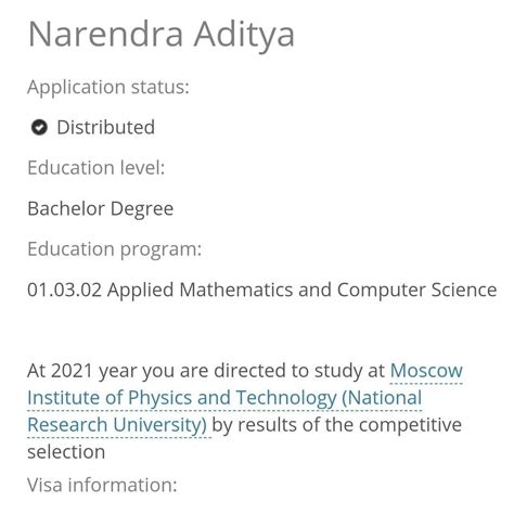 Aditya Narendra On Linkedin Im Glad To Share That Ive Been Granted The Scholarship Which