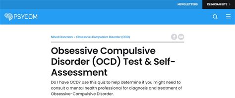 7 Obsessive Compulsive Disorder Ocd Tests To Try In 2024