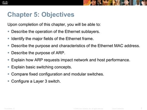 Ccna 1 Routing And Switching V50 Chapter 5 Pptx Computer