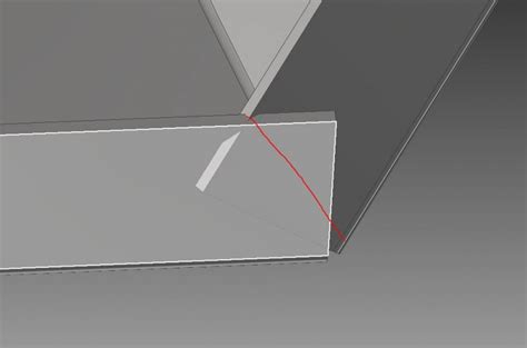 How To Trim Corner Via Sheet Metal Inventor 2014 Autodesk Inventor Autocad Forums