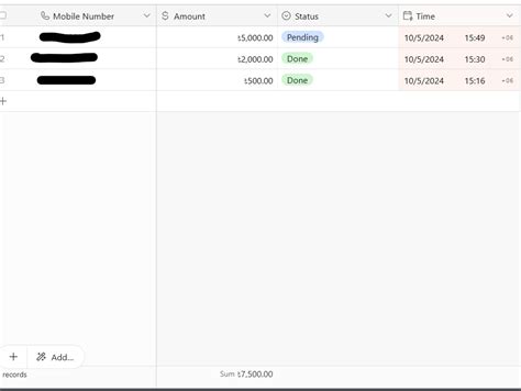 Need Help For Display Sum Total Of A Airtable Column In A Label