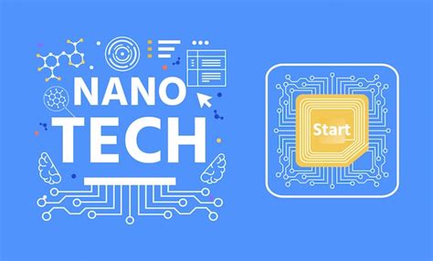Premium Vector Nano Tech Lettering Advertising Abstract Banner