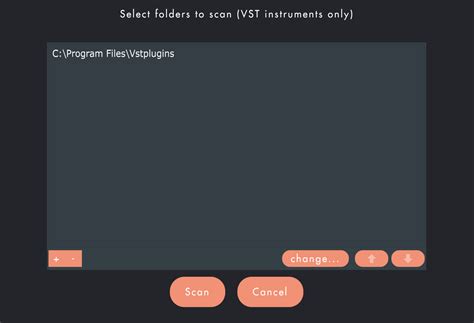Step 4 Scanning your VST plug ins inside Lié Standalone Help Center