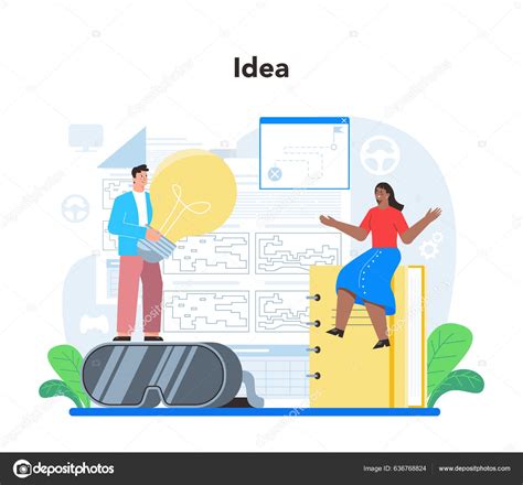 Game Development Concept Creative Process Computer Video Game Design Digital Stock Vector By