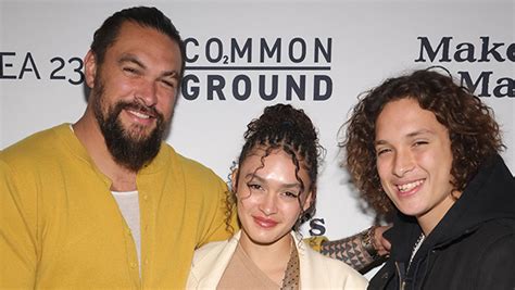 Jason Momoa Poses With Lola And Nakoa Wolf After Lisa Bonet Divorce