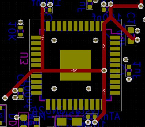 Laying Out A Pcb For An Atmega32u4 Based Board Bad Casserole