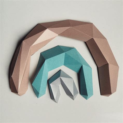 Diy Rainbow Papercraft Decor Nursery And Party Svg Pdf Digital