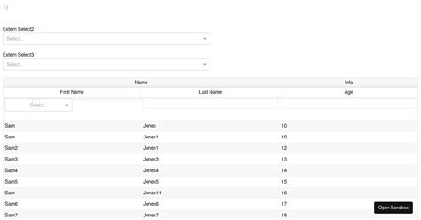 React Table Custom Filtering Multiple Values Filter Forked