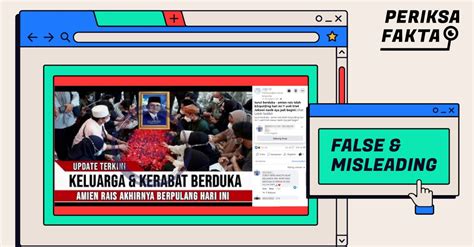 Hoaks Amien Rais Meninggal Dunia