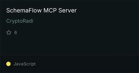 Schemaflow Mcp Server Glama