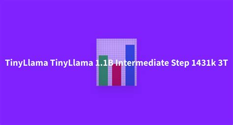 tinyllama tinyllama 1 1b intermediate step 1431k 3t a hugging face