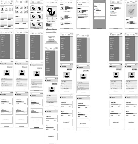 UX Lo Fi Wireframe Figma