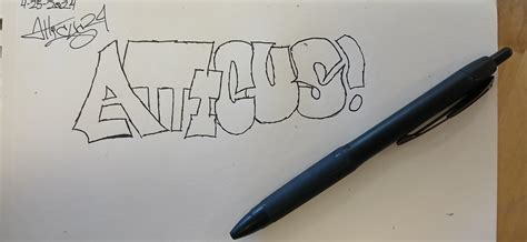 Quick Blackbook Sketch R Graffititagging