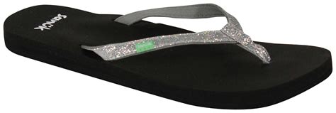 Sanuk Yoga Sparkle Sandal Silver Sparkle