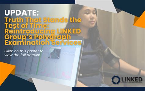 Update Truth That Stands The Test Of Time Reintroducing Linked Groups Polygraph Examination