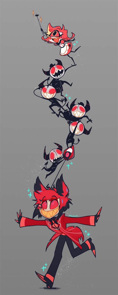 Alastor And Niffty Hazbin Hotel Drawn By Nonokkjj Danbooru