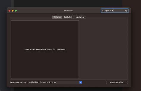 Visual Studio Is There Any Option To Add SpecFlow Extension On