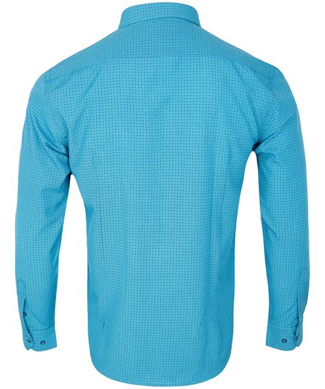Koszula Męska Del Romanino Slim Fit - Turkusowa | Koszule \ Koszule ...