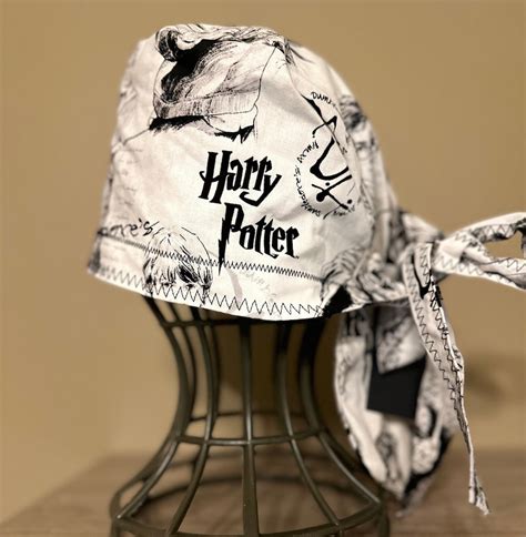 Harry Potter Scrub Cap Harry Potter Cap Scrub Harry Potter Etsy