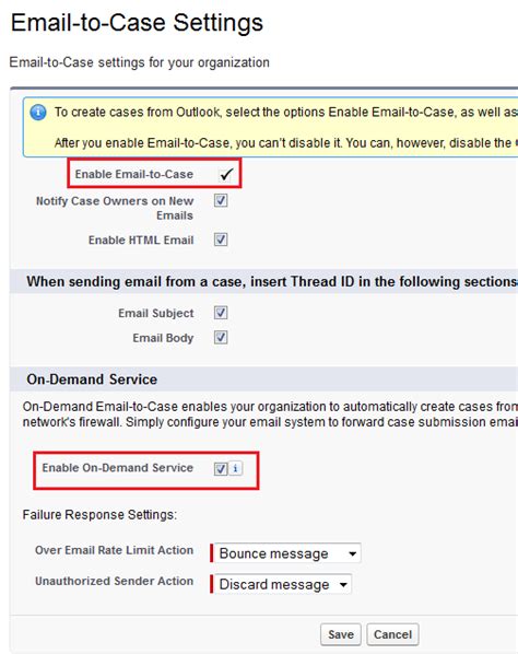 on demand email to case in salesforce infallibletechie