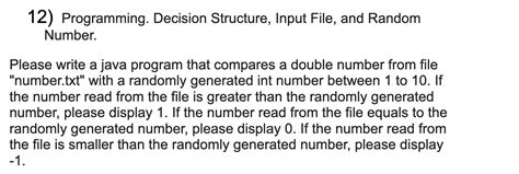 Solved Programming Loop And Output File Please Write A Chegg Com