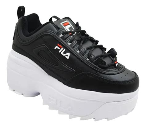 Tenis Fila Disruptor Ii Wedge 5fm00704 014 Blkfredwhite Meses Sin