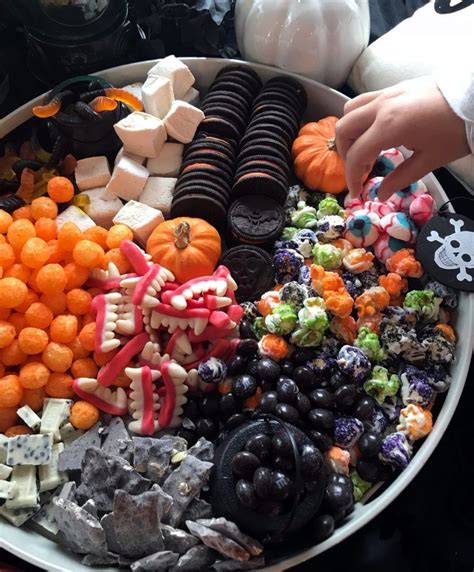 Halloween Treat Platter Stickers And Stilettos Halloween Food
