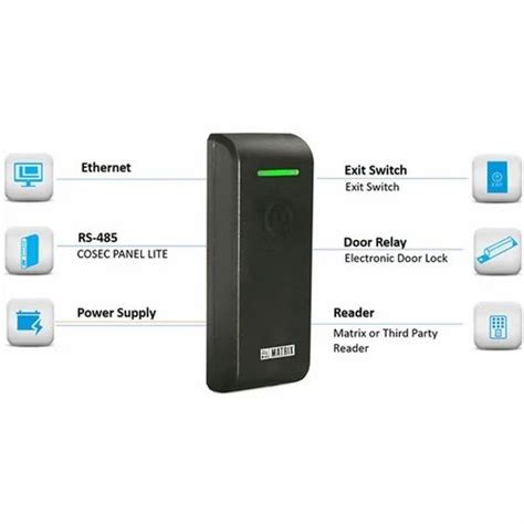 Matrix Exit Reader COSEC Path RDCX Card Based Access Control System For Offices Broad Spectrum