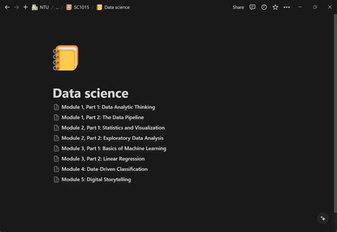 [sc1015] Introduction To Data Science And Ai Notes For All Chapters Ccds Hobbies And Toys Books