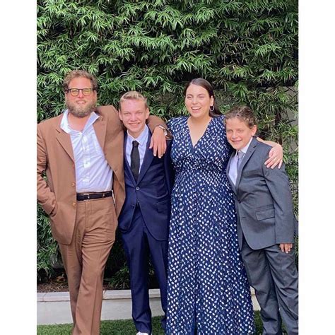 Beanie Feldstein And Brother Jonah Hill Pose With Nephews