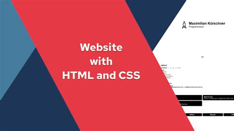 How To Create A Website With HTML And CSS Step By Step
