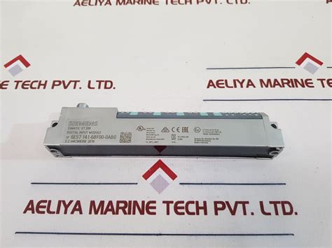 Siemens Simatic Et200 Digital Input Module 6es7 141 6bf00 0ab0 Aeliya Marine Siemens Simatic Et200 Digital Input Module 6es7 141 6bf00 0ab0 Aeliya Marine