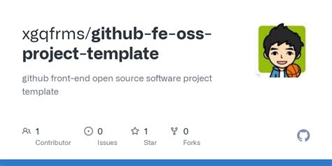 GitHub Xgqfrms Github Fe Oss Project Template Github Front End Open Source Software Project