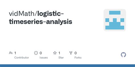 Github Vidmath Logistic Timeseries Analysis