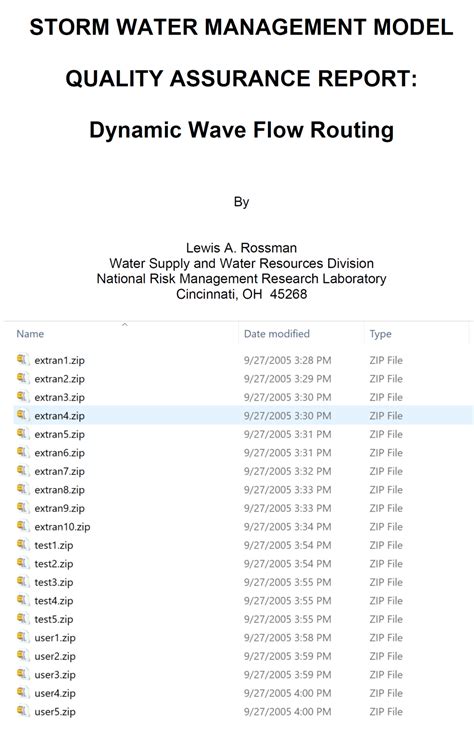 example 7 of extran manual type 2 pump for ai github swmm5 used in icm swmm and infoworks
