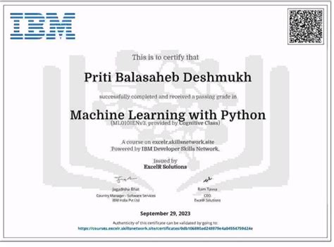 Priti Deshmukh On Linkedin Ibm Ibmcertified Excelr Excelr