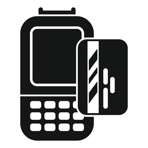 Payment Terminal Processing Credit Card Transaction Icon 49065191 Vector Art At Vecteezy