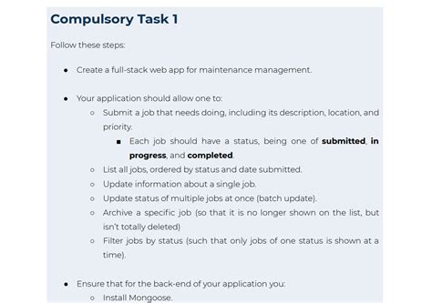 Compulsory Task 1 Follow These Steps Create A