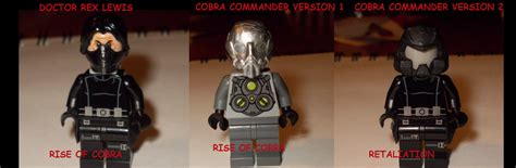 Lego Cobra Commander All Three Movie Versions By Tmntfan85 On Deviantart
