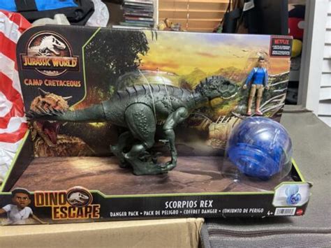 Jurassic World Camp Cretaceous Dino Escape Scorpios Rex And Kenji Danger