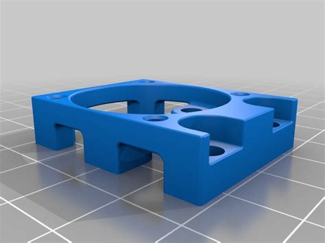 Free 3D File 30mm Fan Adapter For Flying Bear Dual Nozzle Hot End3D