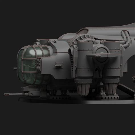 3d Printable Auxilia Thrush Class Shuttle By Divergingrealm