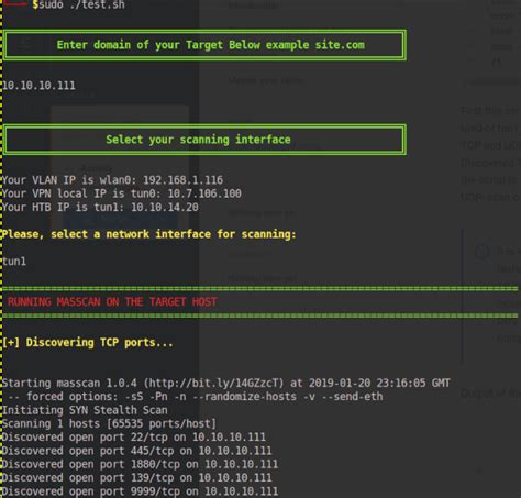 github hackabean scanner quick udp and tcp network sanner nmap
