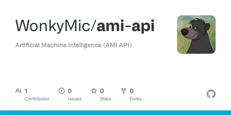 Github Wonkymicami Api Artificial Machine Intelligence Ami Api