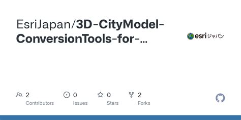 GitHub EsriJapan D CityModel ConversionTools For ArcGIS V